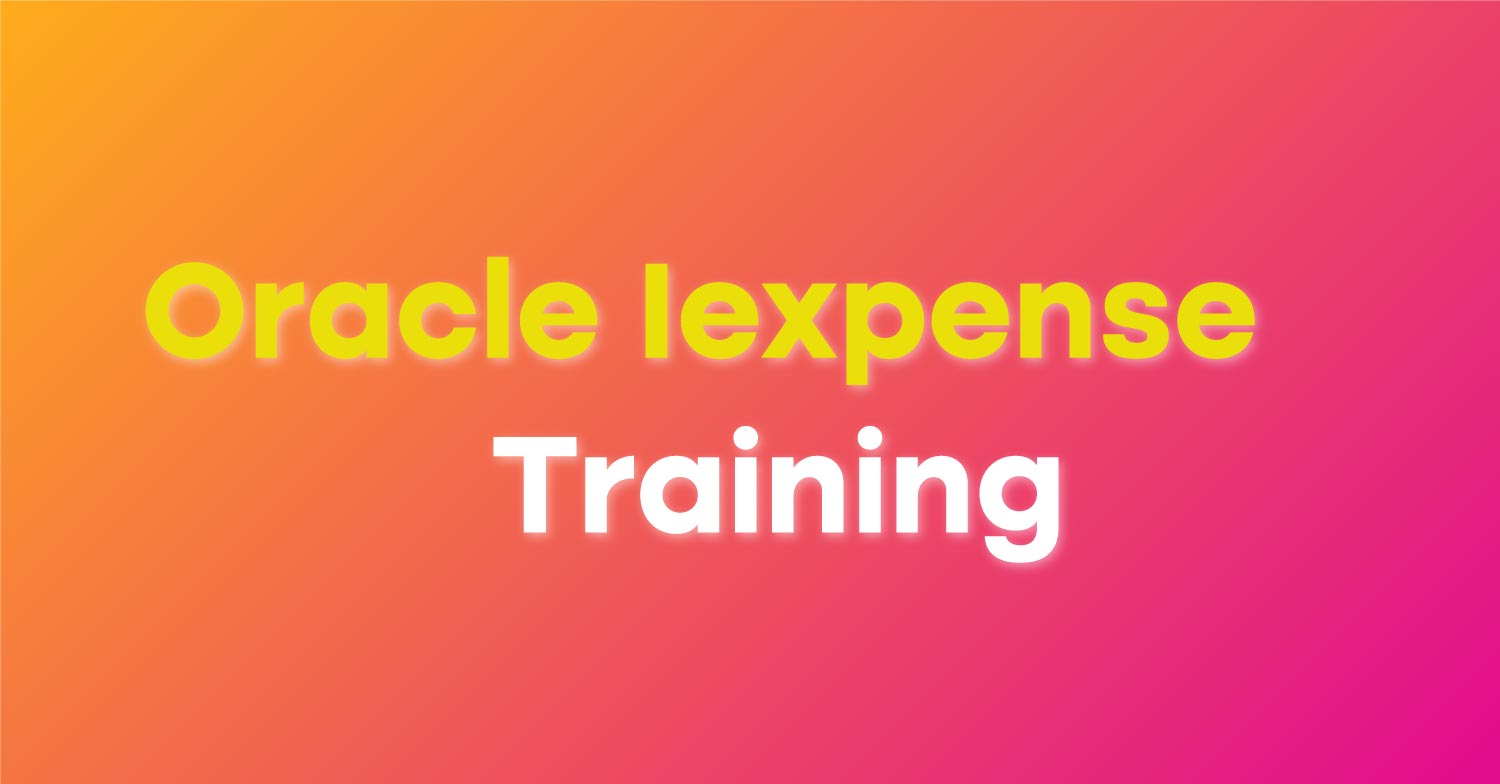 Oracle IExpense Training | Training and Certification Programs